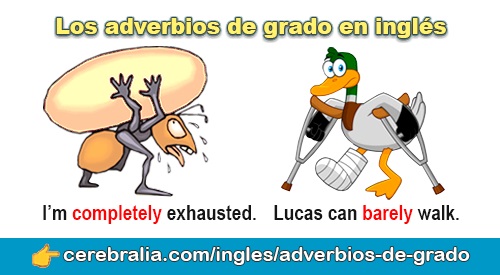 🥇 【 LOS ADVERBIOS DE GRADO EN INGLES 】 ️ EJEMPLOS