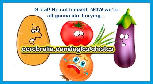 🥇【 CHISTES SOBRE LAS FRUTAS Y VERDURAS EN INGLÉS 】 ️